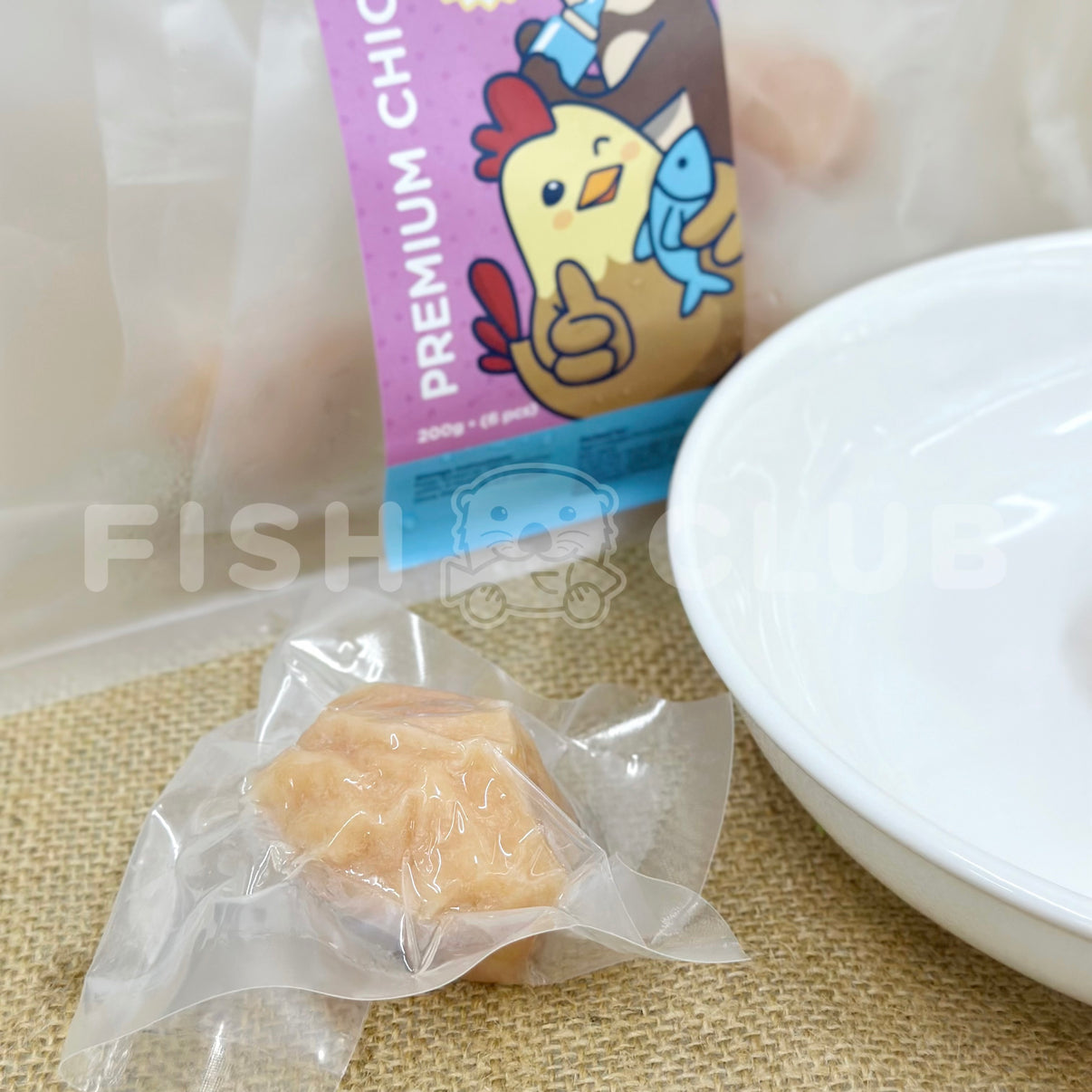 Fish Club x Gintori Chicken Minced Meat 鸡肉碎 (Baby Cut) - 200g (6pcs)