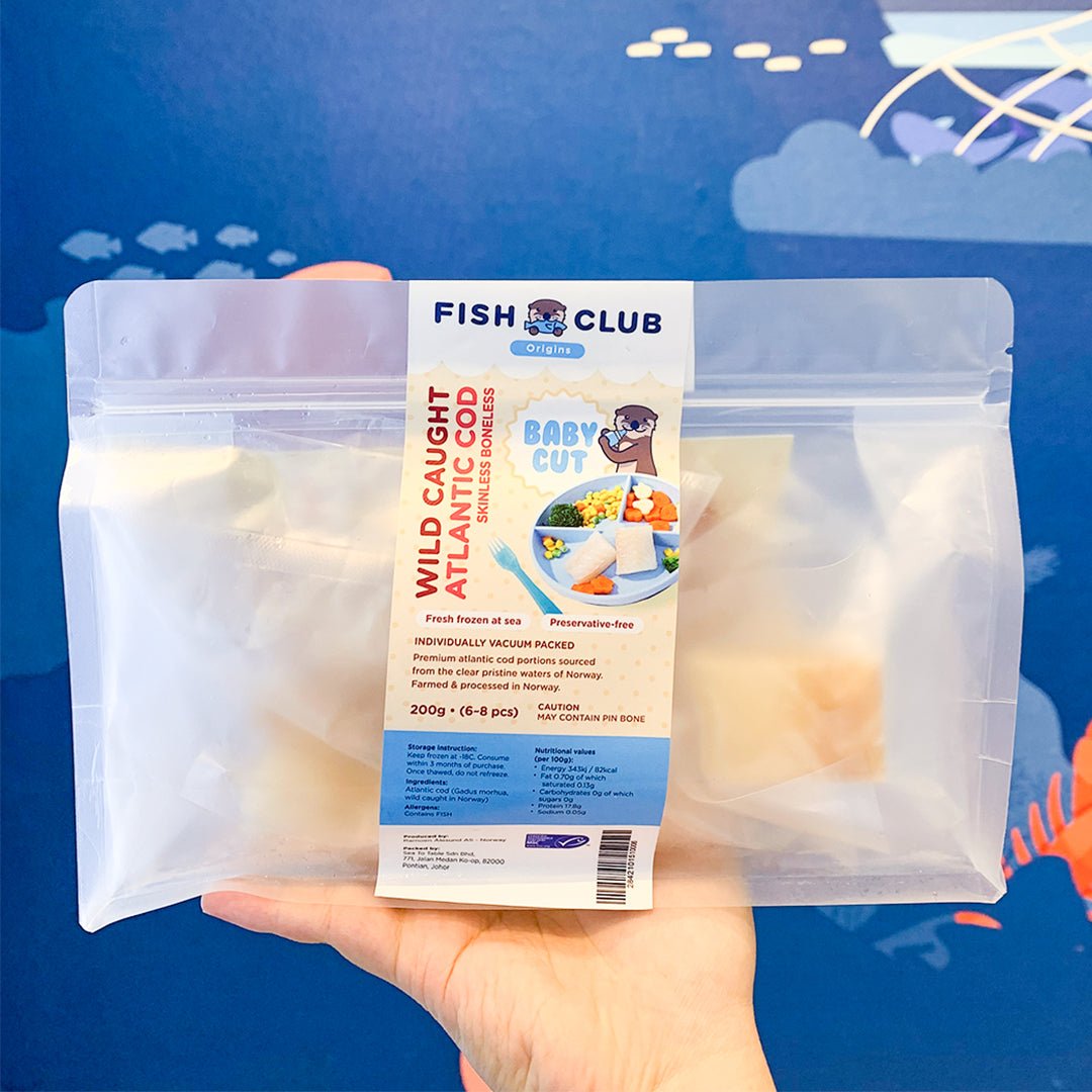 Fish Club Origins' Norwegian Atlantic Cod (Baby Cut)